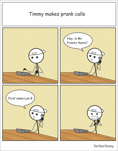 Timmy Makes a Prank Call - Web Comics - 4koma comic strip, webcomics ...