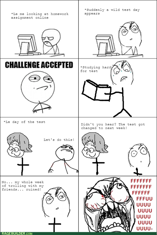 The Test - Rage Comics - rage comics