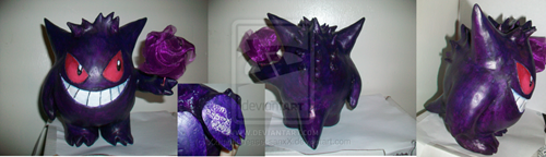 A Really Awesome Gengar Sculpture My Sister Made :3 - Pokémemes ...