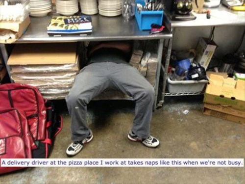 The Naps Are Usually 30 Minutes or Less - Monday Thru Friday - job fails