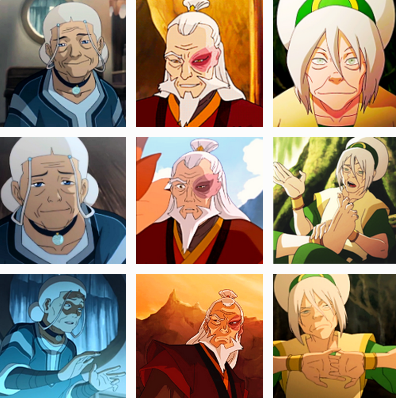 Old Team Avatar - Avatar: Legend of Korra
