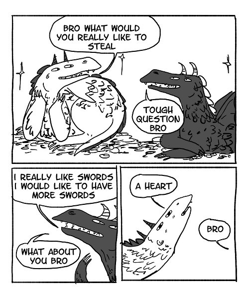 It's Tough Out There For Dragons - Web Comics - 4koma comic strip ...