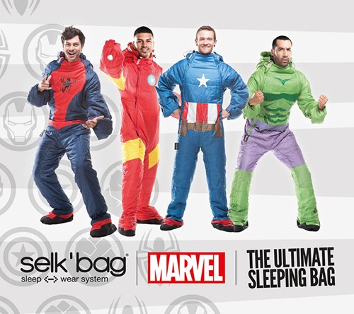 You Can Fall Asleep in the Superhero Sleeping Bag of Your Choosing ...