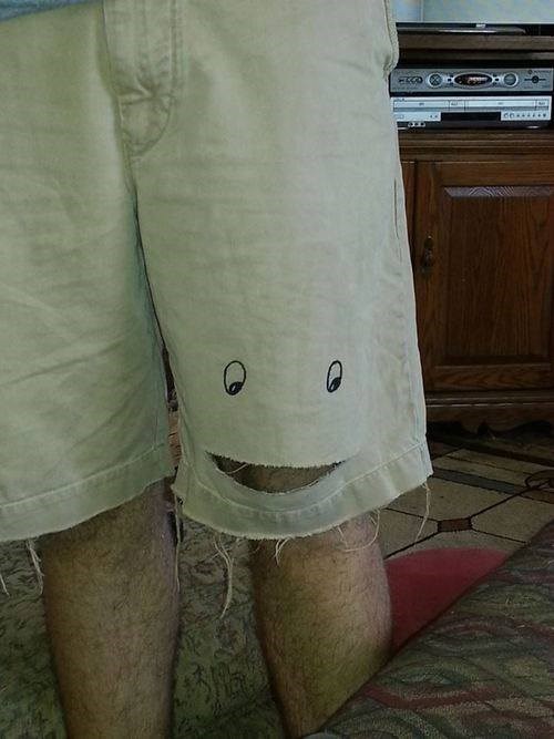 Your Shorts Seem Happy to See Me - Poorly Dressed - fashion fail
