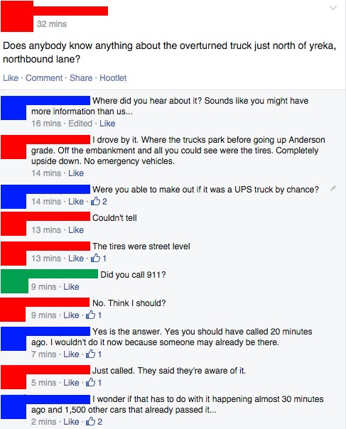 911? Nah, Facebook Can Handle This. - Failbook - Failing On Facebook