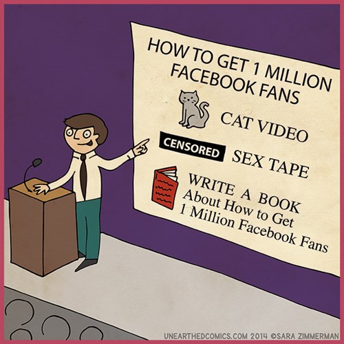 How to Get 1 Million Facebook Fans - Web Comics - 4koma comic strip ...