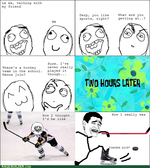 Why I (Kinda) Stopped Playing Sports - Rage Comics - rage comics