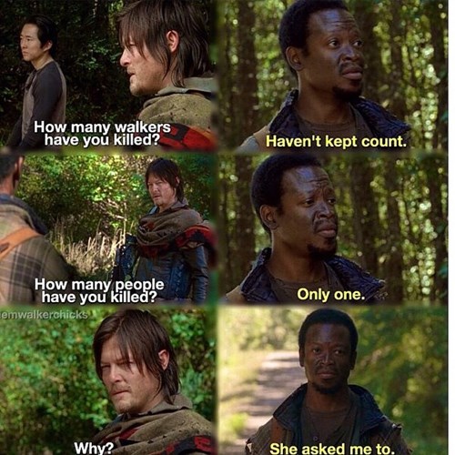 The Questions You Ask Everyone - The Walking Dead - The Walking Dead ...