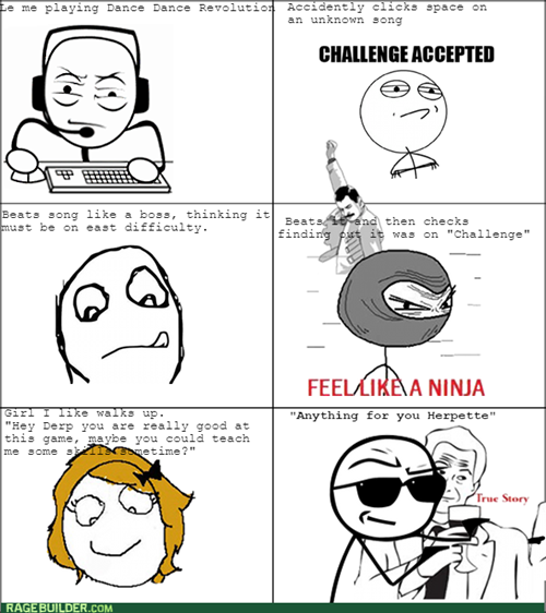 Dance Dance Revolution Win! - Rage Comics - rage comics