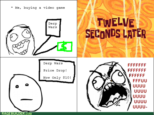 This ALWAYS Happens When I Buy Games! - Rage Comics - rage comics