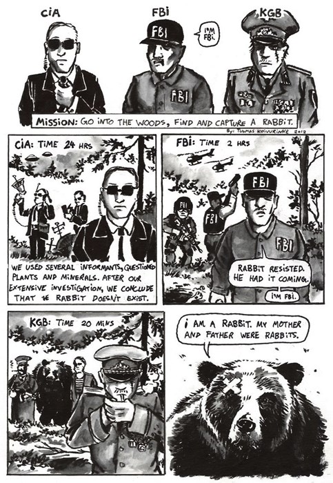 FBI, CIA, And KGB - Web Comics - 4koma comic strip, webcomics, web comics