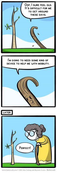 Elderly Symbiosis - Web Comics - 4koma comic strip, webcomics, web comics