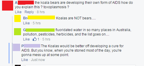 Get Your Act Together, Koalas - Failbook - Failing On Facebook