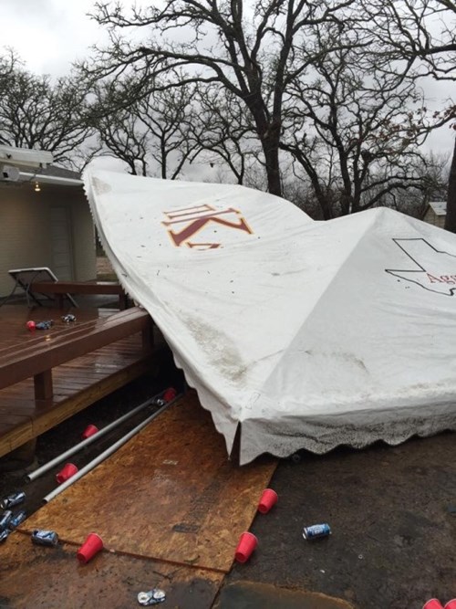 Can't Tell if Frat Party or Tornado - After 12 - funny pictures, party ...