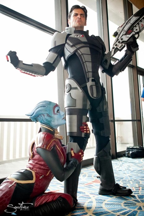 The Real Shepard and Samara - Geek Universe - Geek | Fanart | Cosplay ...