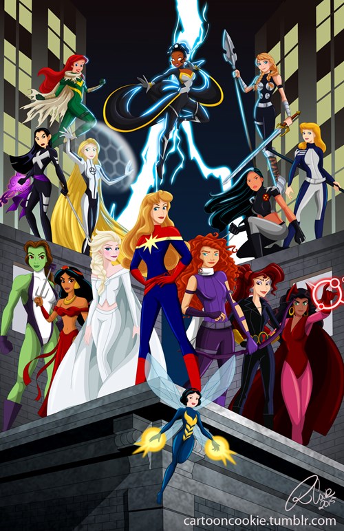Disney's Marvel Princesses - Superheroes - superheroes, batman ...