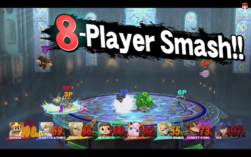 Super Smash Bros Update Adds 8 Player Smash to 15 Stages - Video Game ...