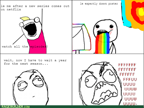 Not Enough Shows! - Rage Comics - rage comics