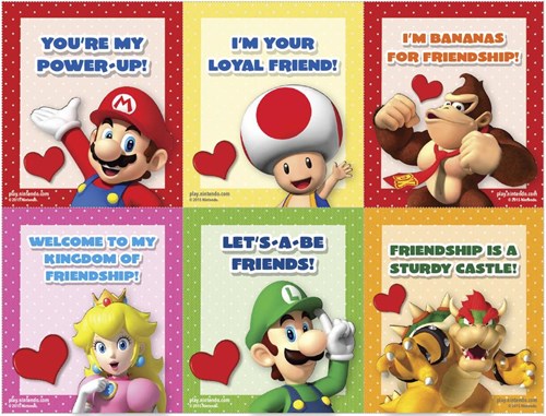 Nintendo Unveils Their Friend Zone Valentine's Day Cards - Video Games ...
