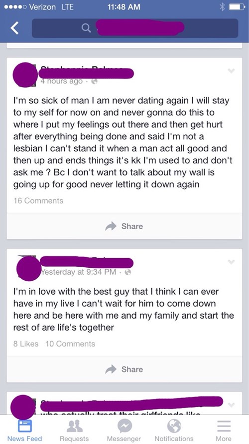 How Quick Can Your Outlook on Men Change? - Failbook - Failing On Facebook