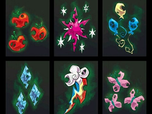 My Little Pony Friendship Is Magic Cutie Marks Mane 6