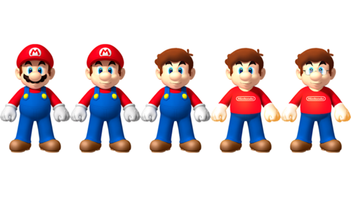 What Happens When Mario Shaves, Takes Out His Contacts, and Takes Off ...