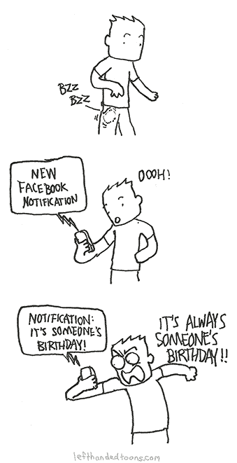 Notifications Are Pushing Me Over The Edge - Web Comics - 4koma comic ...