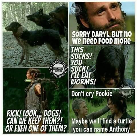 Sometimes You Eat The Dogs - The Walking Dead - The Walking Dead Meme ...