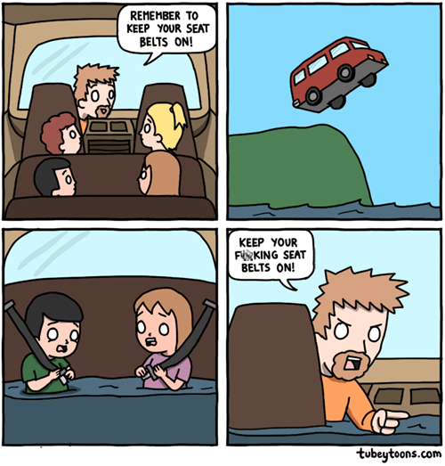 Safety First, Kids - Web Comics - 4koma comic strip, webcomics, web comics