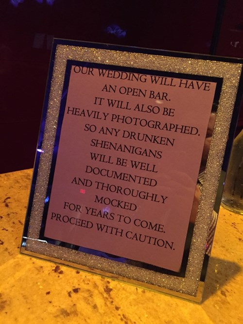 The New Standard Sign for All Weddings - After 12 - funny pictures ...