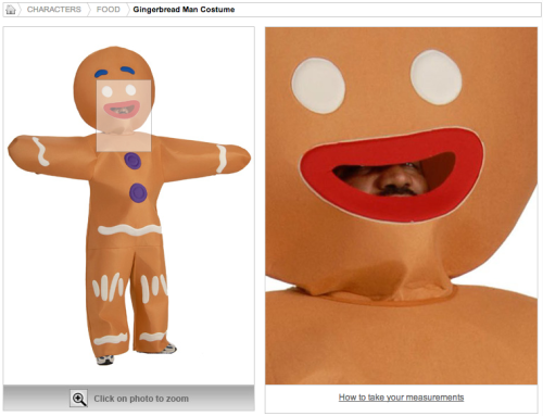 Gingerbread Man Shrek Costume