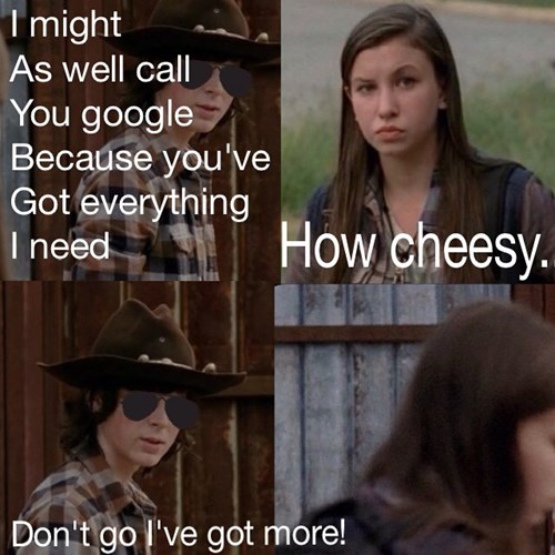Carl Grimes Memes The Walking Dead: These Pieces Carl And Judith Fan