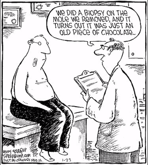 Always Check your Skin for Moles - Web Comics - 4koma comic strip ...