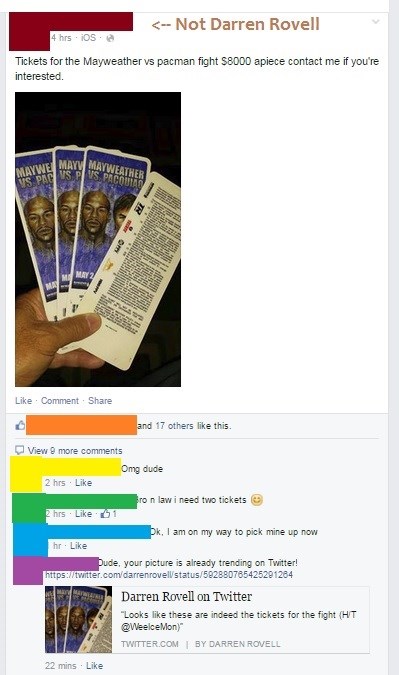 The Fight of the Decade, and the Scam! - Failbook - Failing On Facebook