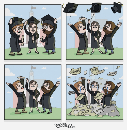Graduation Day - Web Comics - 4koma comic strip, webcomics, web comics