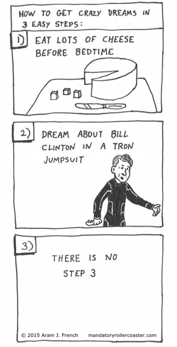 The Guide to Get Crazy Dreams - Web Comics - 4koma comic strip ...
