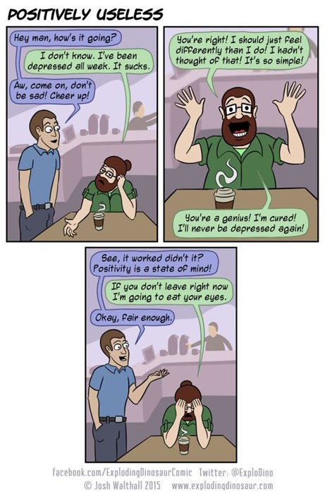 The Power of Positive Thinking - Web Comics - 4koma comic strip ...