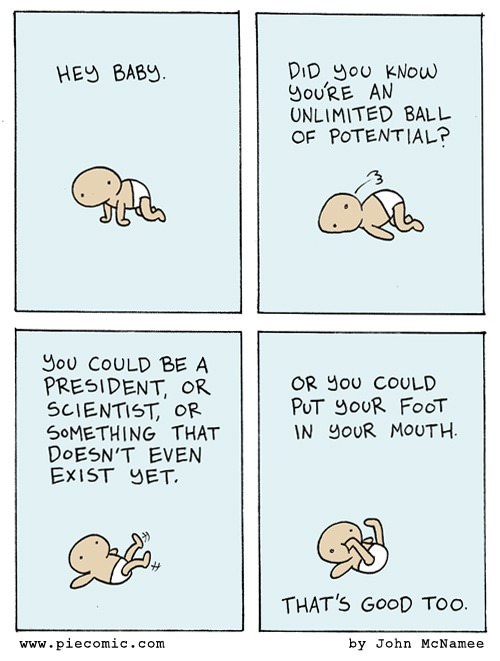 Babies Are Unlimited Balls of Potential - Web Comics - 4koma comic ...