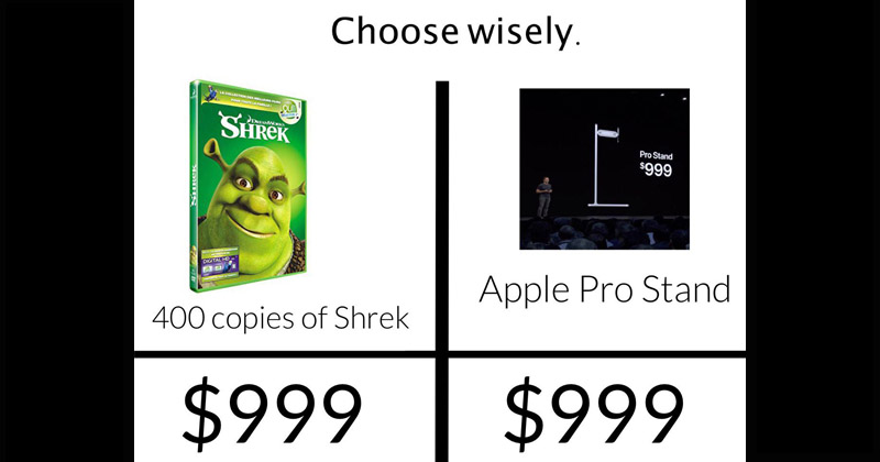 'Apple Pro Stand' Memes Roast The Outrageous Price Of Apple's Bougiest ...