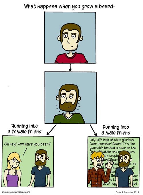 How To Grow A Beard Comic