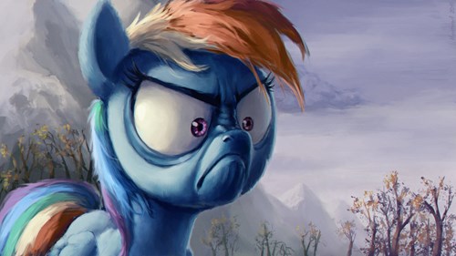 Rainbow Dash Mad