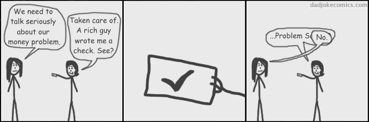 Dad's Solution to Money Problems - Web Comics - 4koma comic strip ...