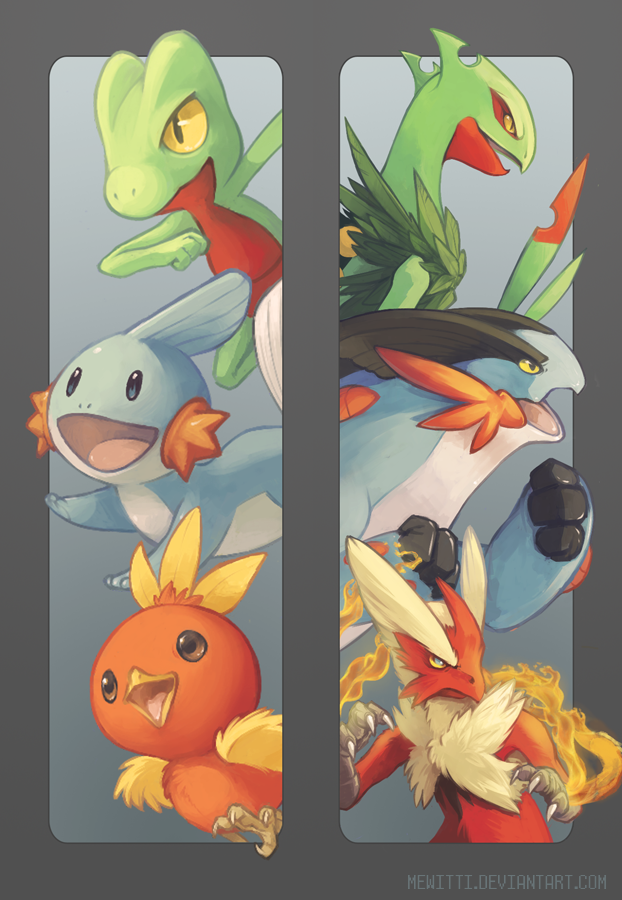 Pokemon Gen 3 Starters
