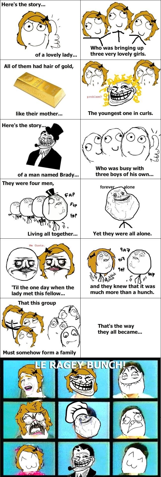Le Ragey Bunch - Rage Comics - rage comics