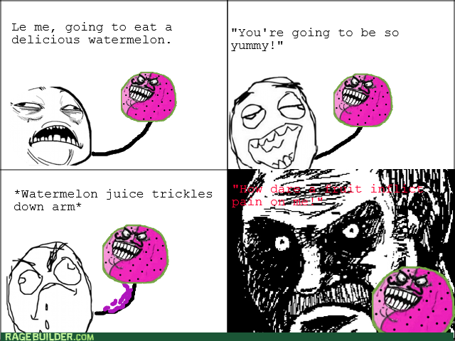 The Most Destructive of all Fruit - Rage Comics - rage comics