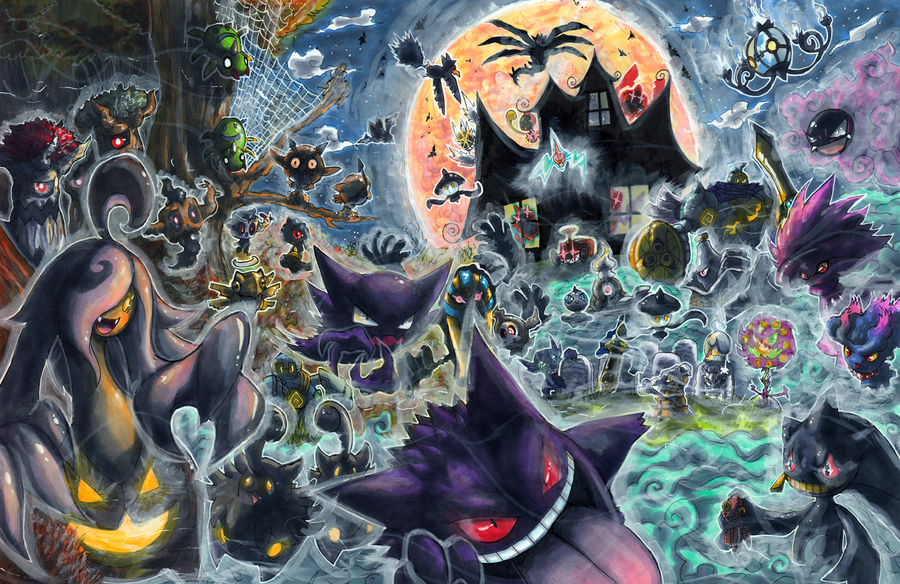 Spooky Scary Ghost Types - Pokémemes - Pokémon, Pokémon GO