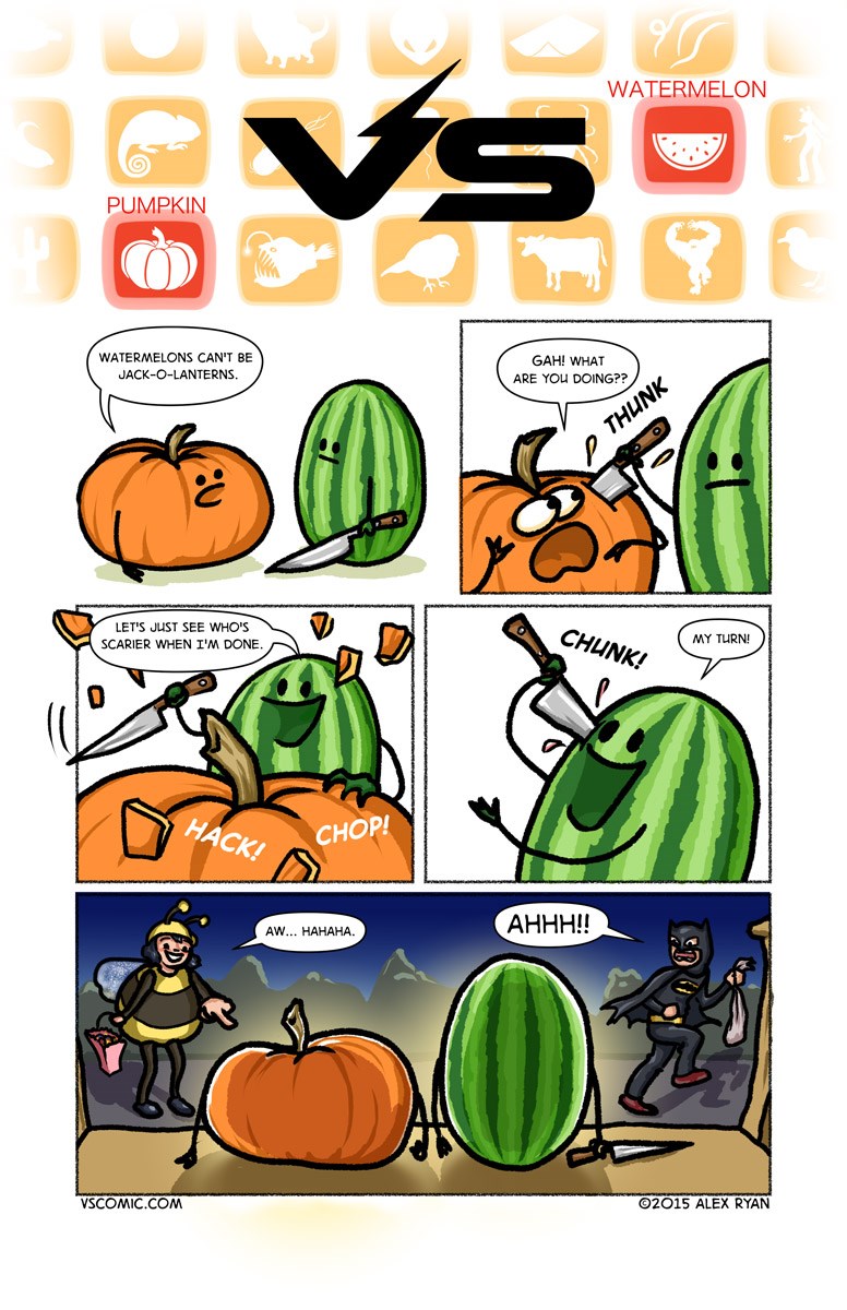 Damn Pumpkin, You Scary - Web Comics - 4koma comic strip, webcomics ...