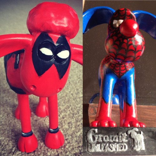 Spider-Man Gromit and Deadpool Shaun the Sheep - Superheroes ...