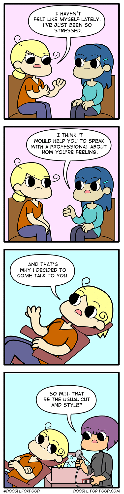 Sure Any Professional Will Work Web Comics 4koma Comic Strip