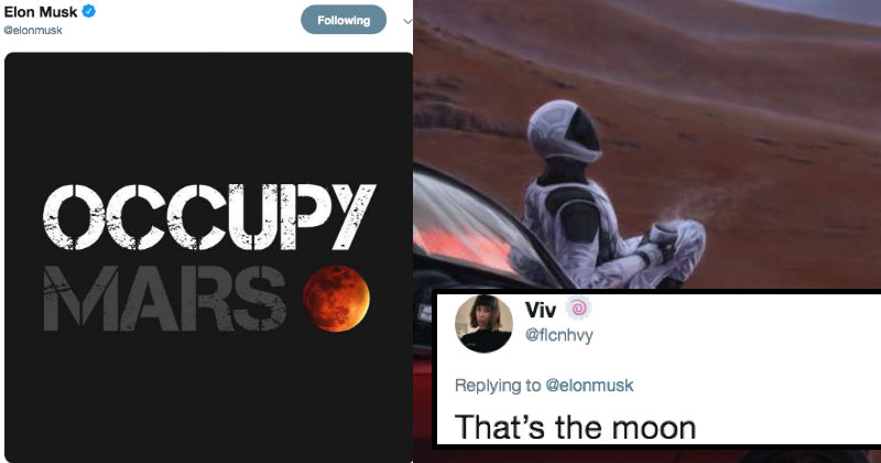 Elon Musk Tweets About Occupying Mars But It's Actually The Moon - FAIL ...